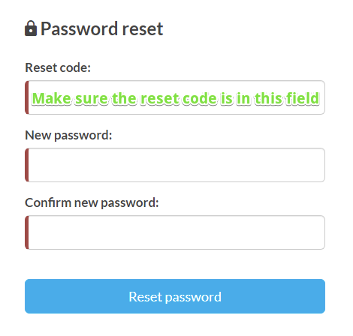 Reset Password Error: #8130 – Sync.com